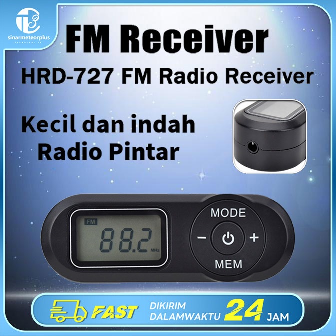 Jual HRD-727 Radio DSP FM 64-108MHz Portable FM Radio Receiver LCD ...