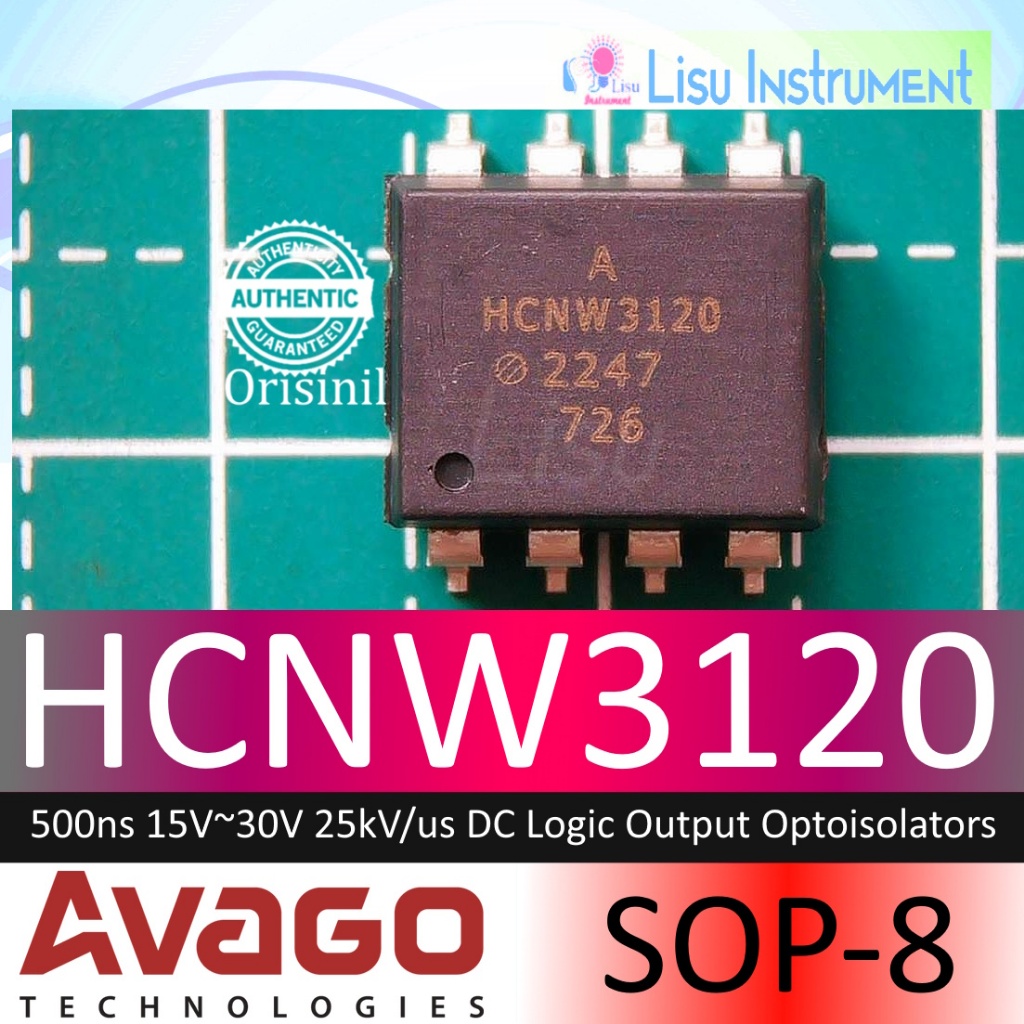 Jual HCNW3120 500ns 15V~30V 25kV/us DC Logic Output Optoisolators | Shopee Indonesia
