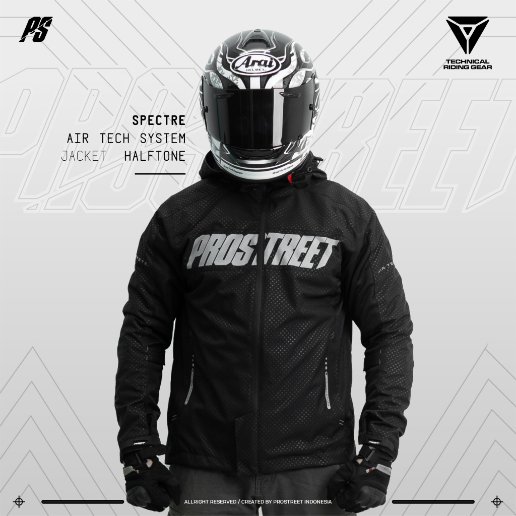 Jual Jaket Motor Prostreet Spectre Air Tech System Halftone | Shopee ...