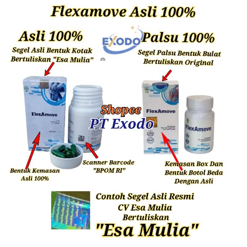 Jual FLEXAMOVE Asli 100% Obat Flexamove PT Exodo | Shopee Indonesia