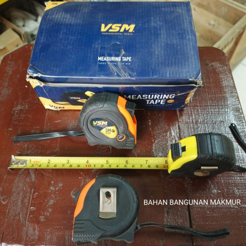 Jual METERAN KARET VSM 5 METER / MEASURING TAPE | Shopee Indonesia
