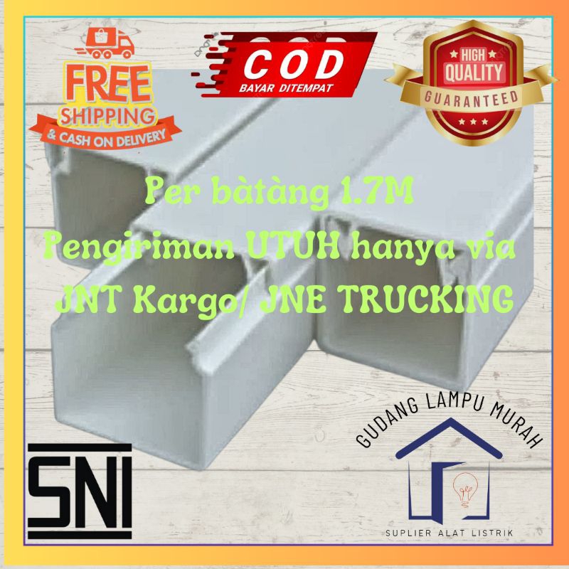 Jual Ducting Kabel 100x100mm 75x75mm 60x60mm 50x50mm 40x40mmKabel ...