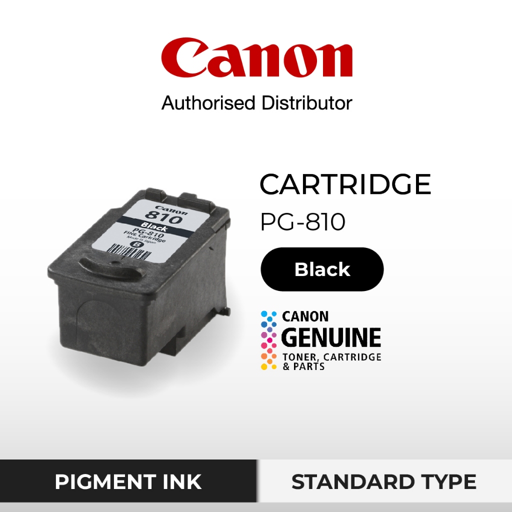 Jual Tinta Original Canon 810 Black PG810 - Tinta Canon iP2770 MP258 ...
