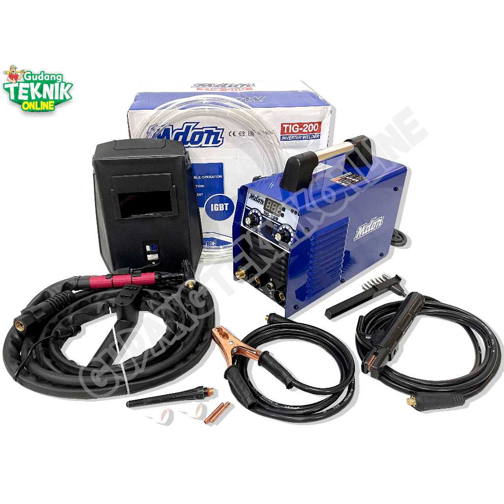 Jual Mesin Las Argon TIG200 MDON MMA / Mesin Las Listrik TIG 200 Trafo ...