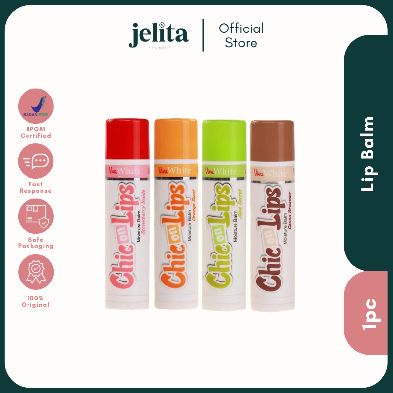 Jual Jelita Cosmetics - Viva White Moisture Balm Chic On Lips | Shopee ...