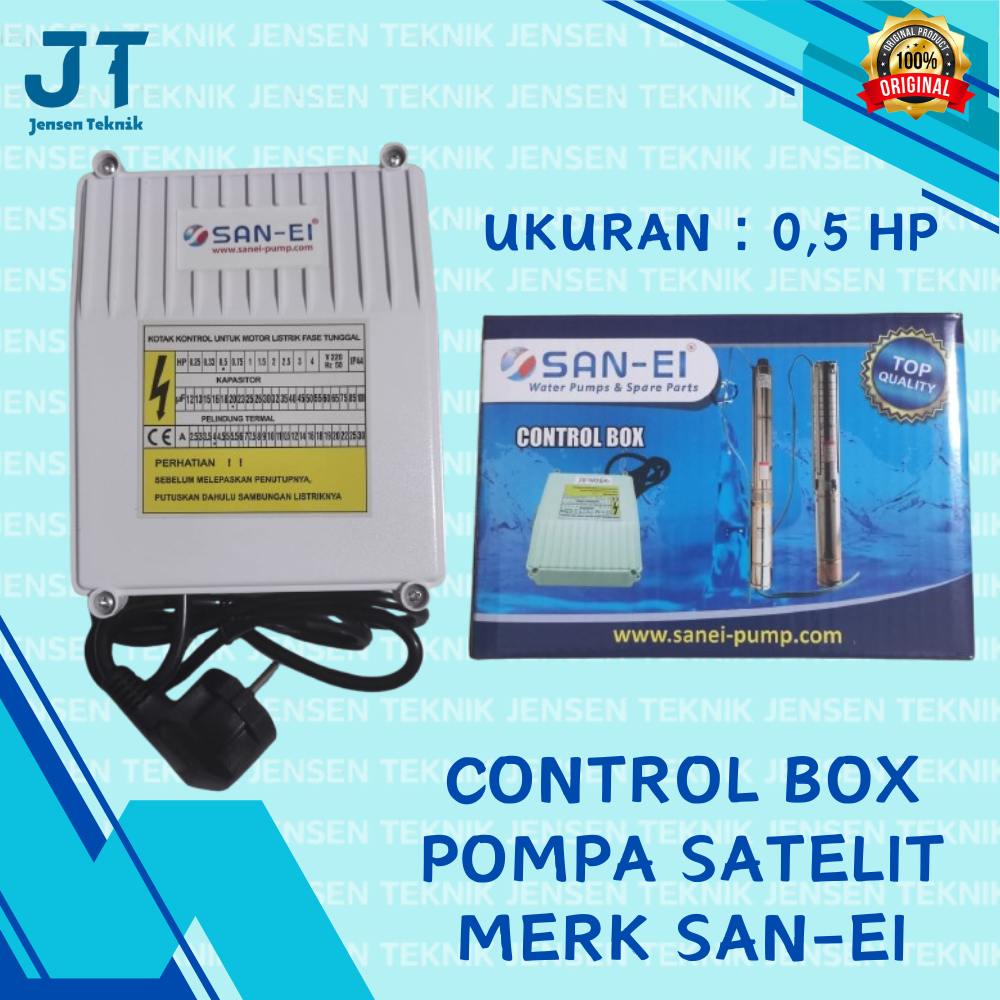 Jual Control Box Pompa Satelit Ukuran 0,5 HP SAN-EI Original | Shopee ...