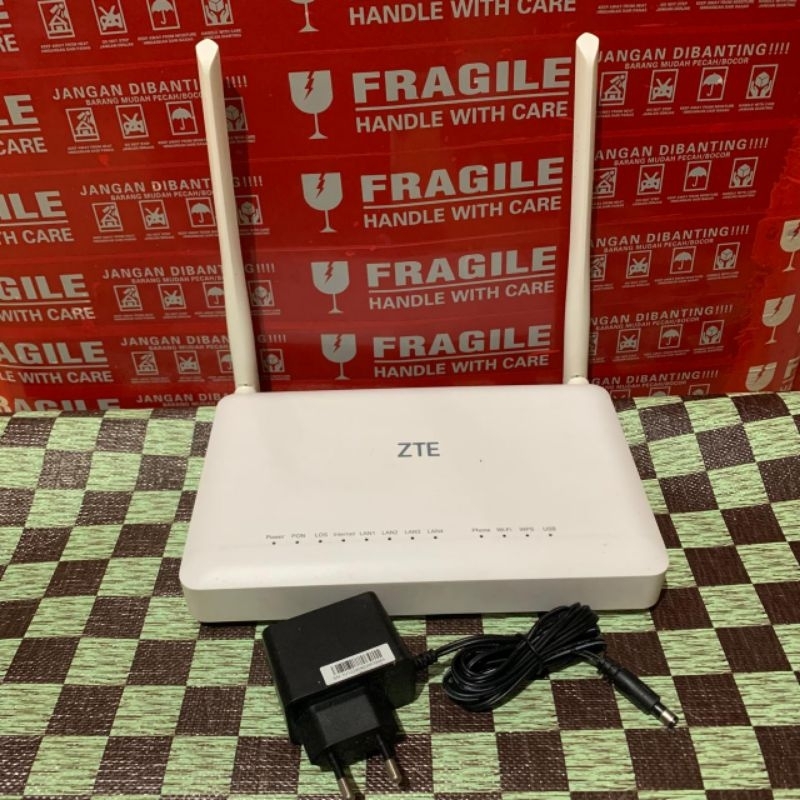 Jual ROUTER ZXHN ZTE F670L Dual Band WIFI V3 V2 V1 GPON ONT Wifi Single ...