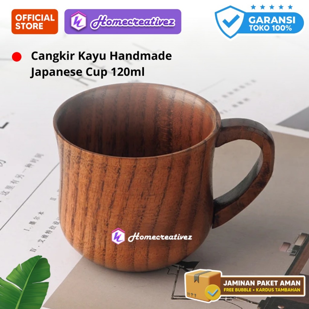 Jual Homecreativez-Cangkir Kayu Handmade Japanese Cup 120ml | Shopee ...