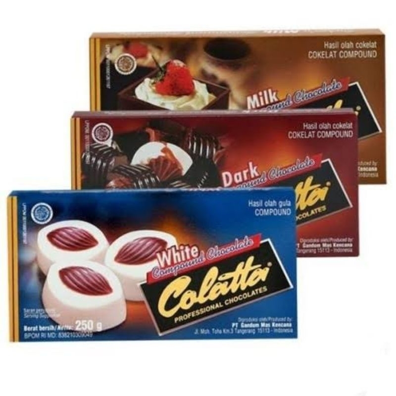 Jual Colatta compound chocolate 250gr all variant | Shopee Indonesia