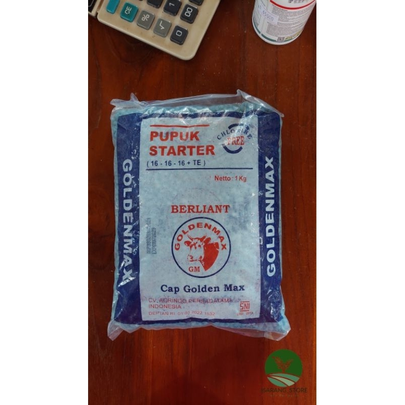 Jual Pupuk NPK Starter Golden Max NPK 16 16 16 Kemasan 1Kg | Shopee Indonesia
