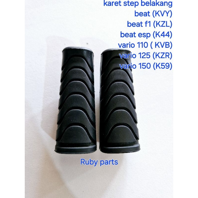 Jual karet step footstep belakang only 1set kanan dan kiri beat scoopy ...