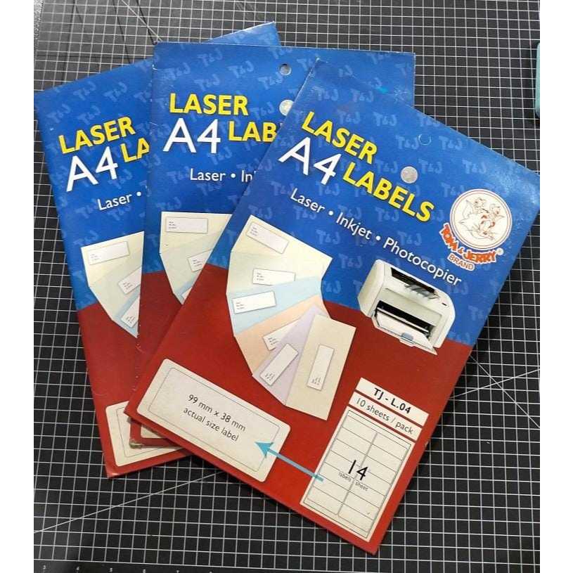 Jual Label Sticker A4 Tom & Jerry TJ-L.05,TJ-L,04 / Label Stiker A4 T&J ...