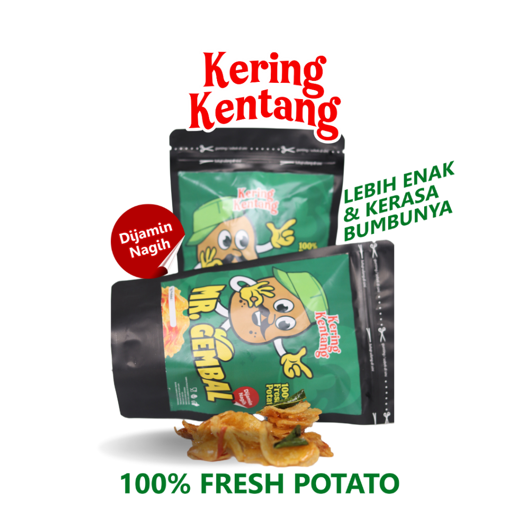Jual MR. GEMBAL KERING KENTANG 100 GR MAKANAN TRADISIONAL TANPA ...