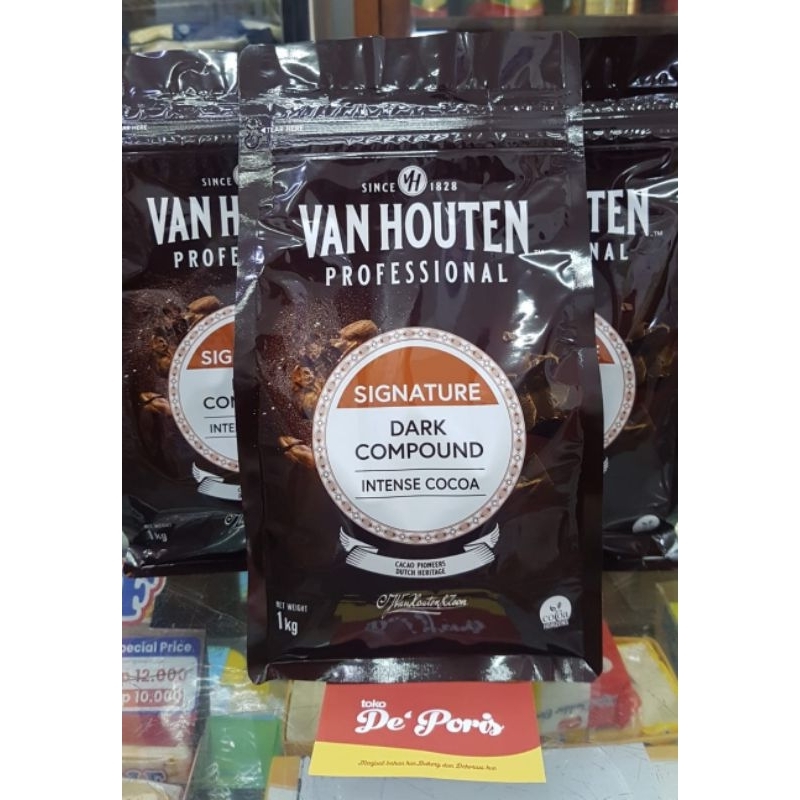 Jual Van Houten Intense Dark Compound Coin 1kg | Shopee Indonesia