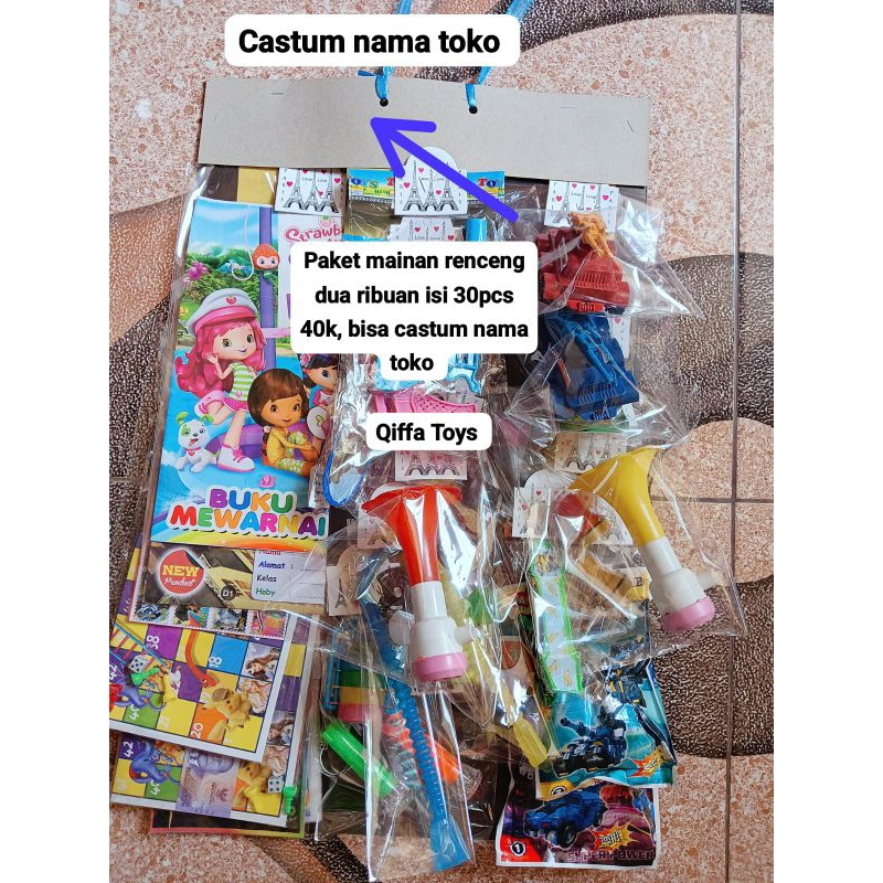 Jual Mainan renceng 2000an isi 30pcs 40k | Shopee Indonesia