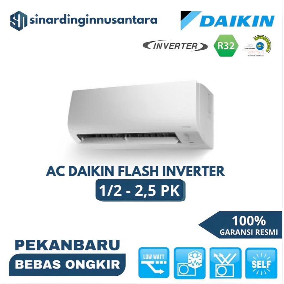 Jual AC DAIKIN FLASH INVERTER THAILAND 1.5 PK MODEL STKQ35UV | Shopee ...