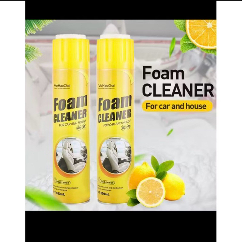Jual Foam Cleaner Spray Car 650ml/ Multipurpose Foam Cleaner / Pembersih Interior Mobil Atau ...