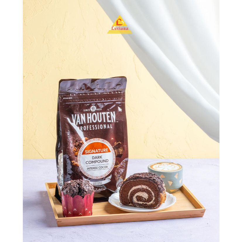 Jual Van Houten Chocolate Compound Professional 1kg | Shopee Indonesia