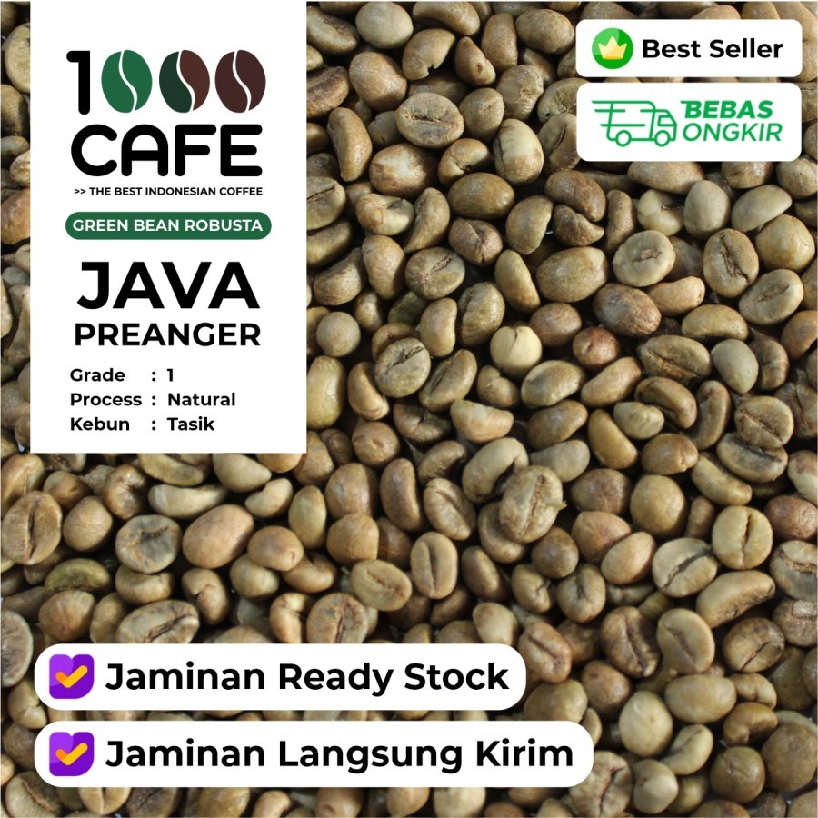 Jual GREEN BEAN JAVA PREANGER G1 ROBUSTA 1 KG | Shopee Indonesia