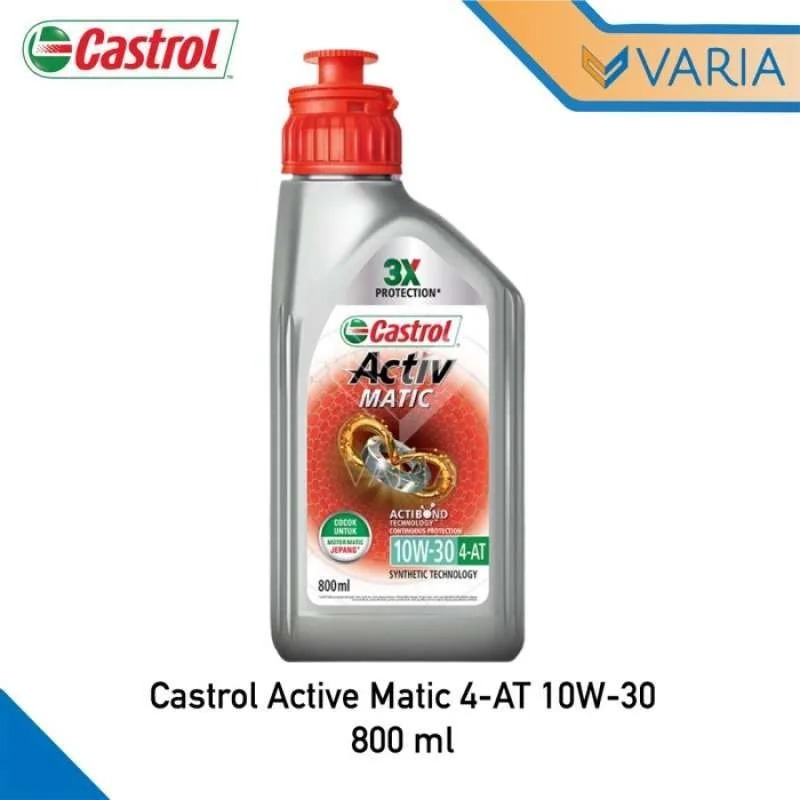 Jual OLI CASTROL MATIC 0.8 LTR 10/30W ACTIV | Shopee Indonesia