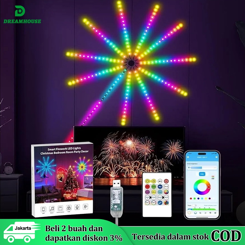 Jual LAMPU LED STRIP MODEL KEMBANG API / ROCKWARE FIREWORK LED MAGIC ...
