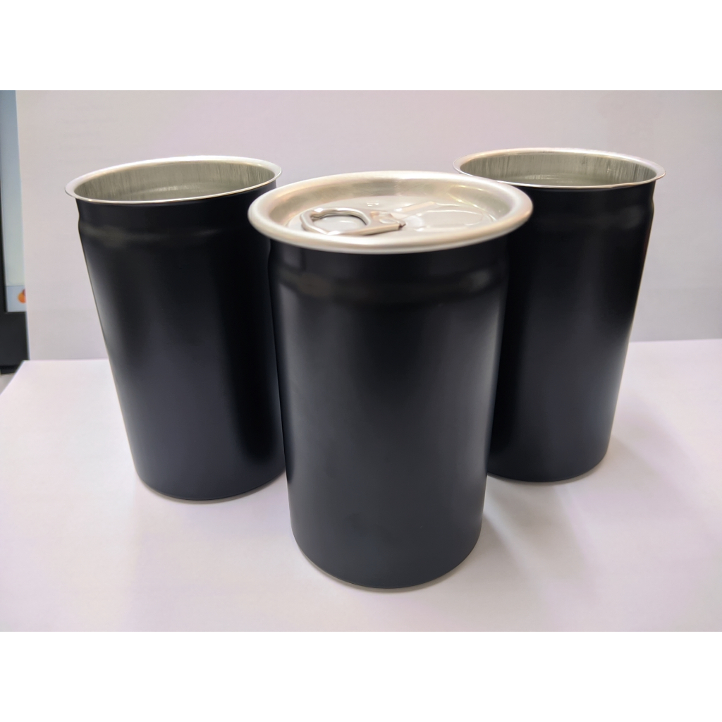 Jual Gelas Aluminium Hitam 150ml/Kaleng Kosong minuman | Shopee Indonesia