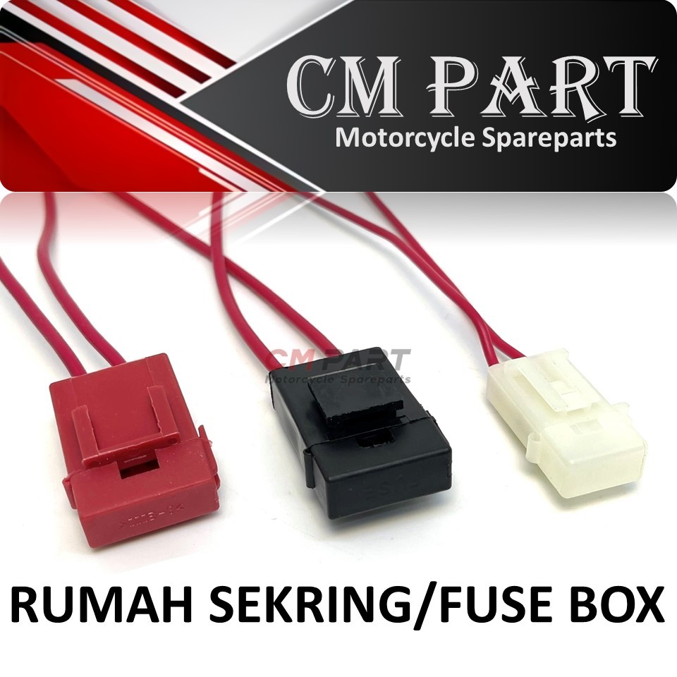Jual Socket Rumah Sekring Sikring Tancap / Fuse Box Holder DX Motor ...