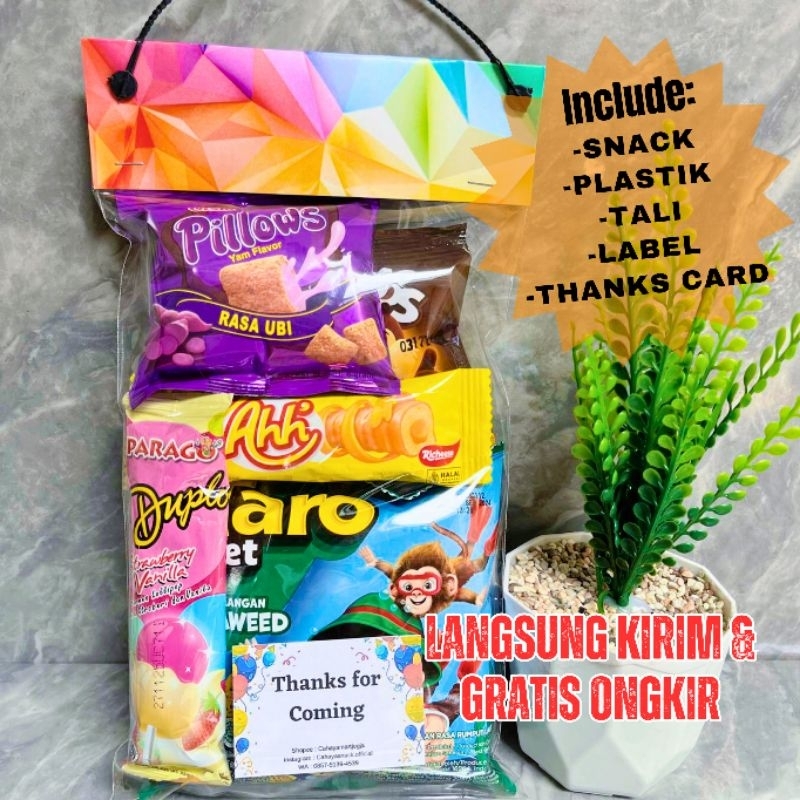 Jual Termurah Dan Terlaris Paket Snack Ulang Tahun Anak Hampers Ultah ...