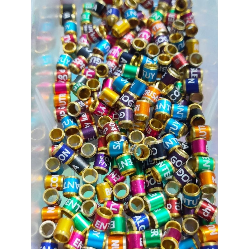 Jual Ring burung 3,5 mm sudah ada nama kenari gelatik batu sirtu ...