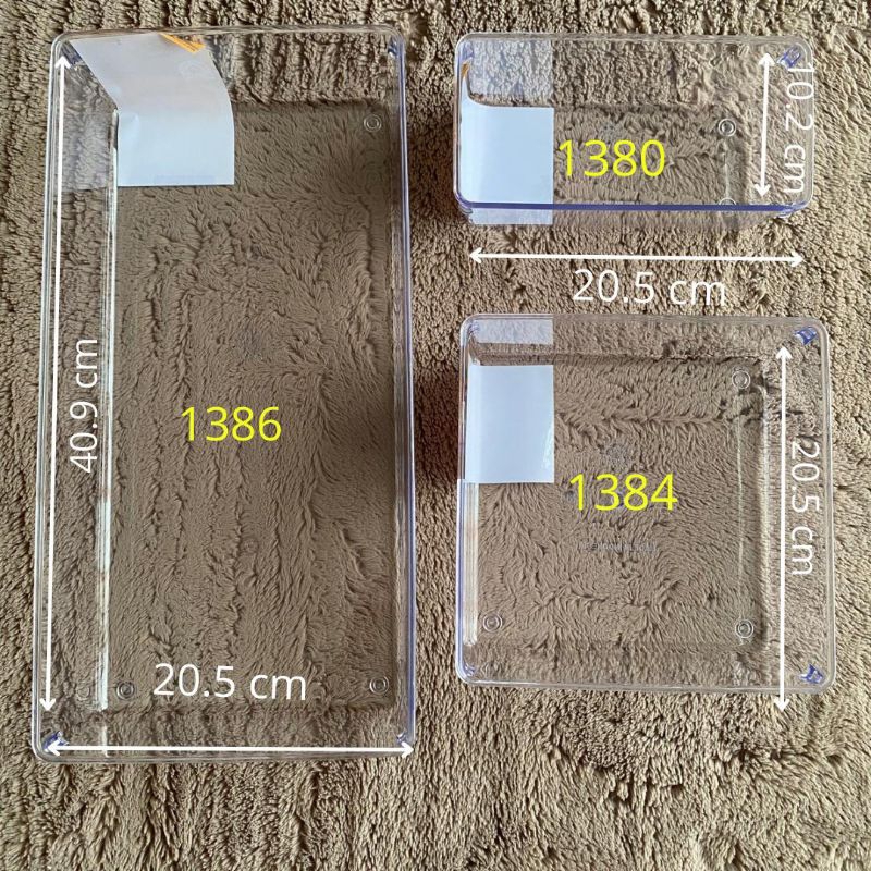 Jual wadah organizer tray acrylic bening | Shopee Indonesia