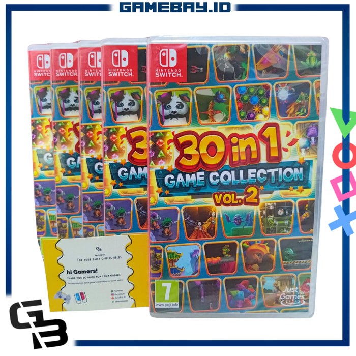 Jual Nintendo Switch 30 in 1 Game Collection Volume 2 / VOl 2 / 30in1 ...