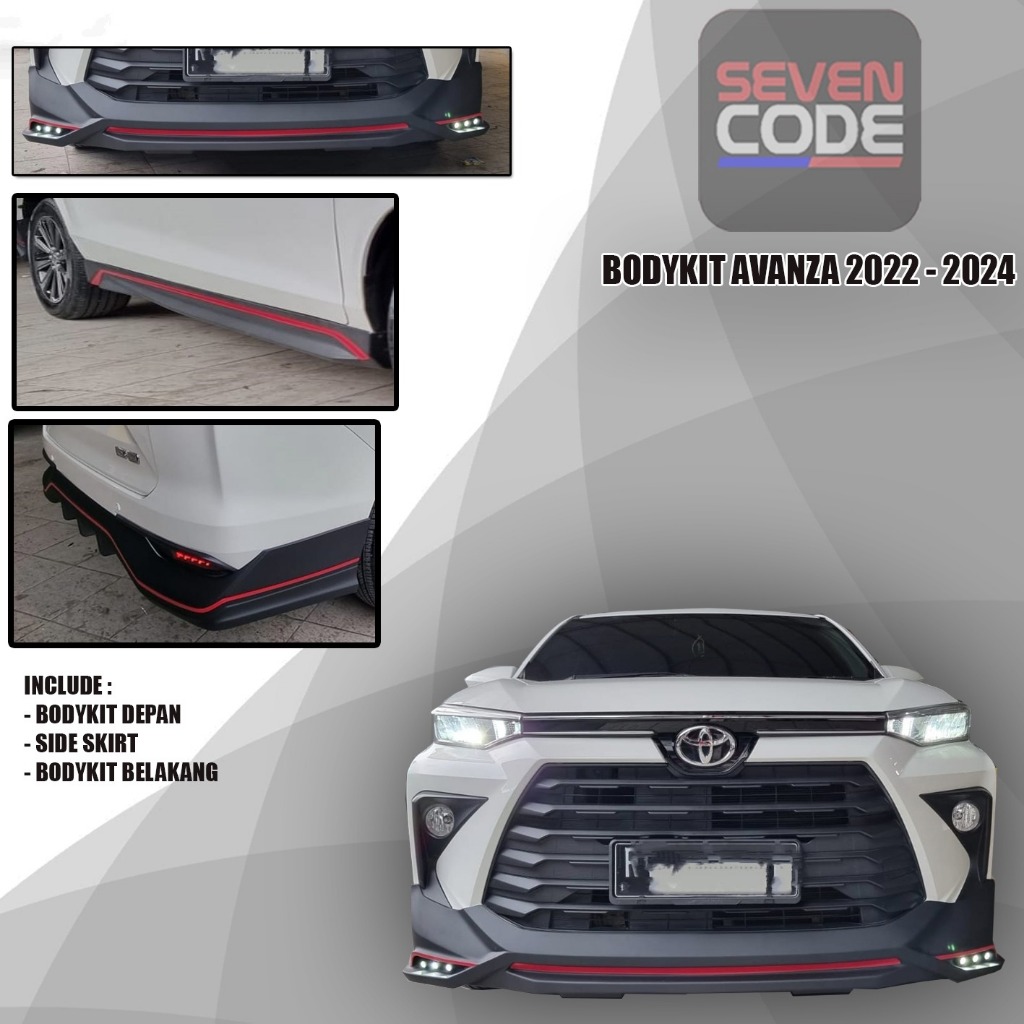 Jual BODYKIT AVANZA 2022 2023 2024 PLASTIK BODY KIT AVANZA TYPE G E ...