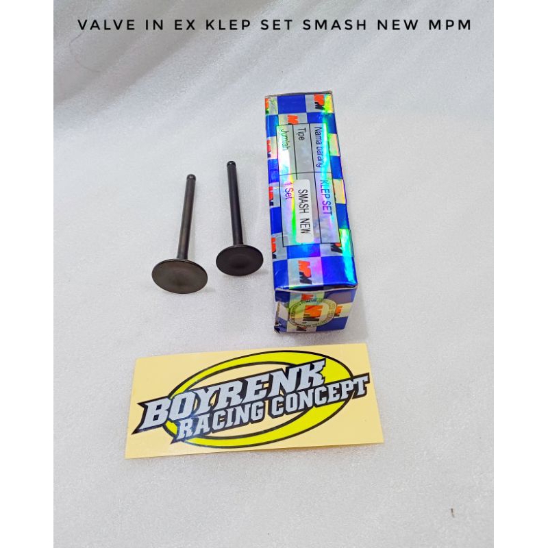 Jual KLEP SET VALVE SET IN EX SMASH NEW MPM-BOYRENK | Shopee Indonesia