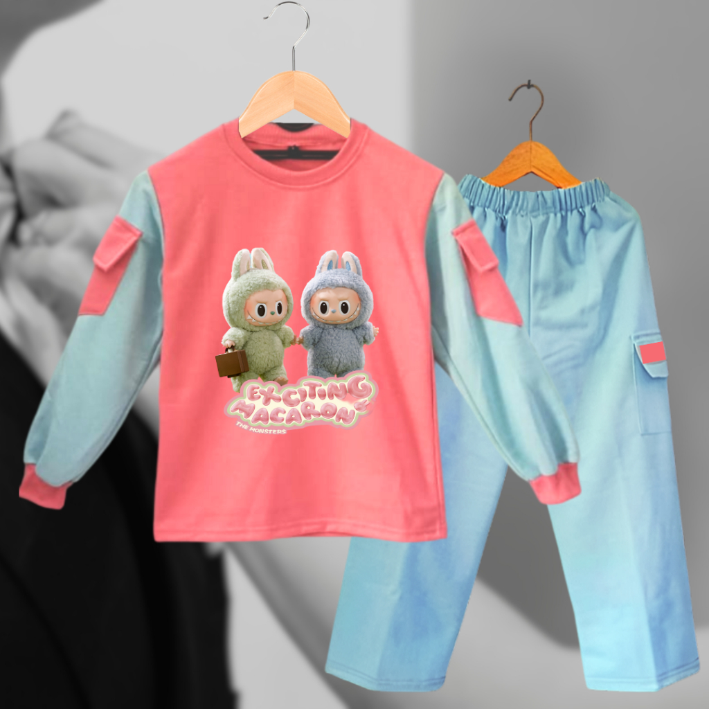Jual Pakaian Anak Labubu | Setelan Bubble Gum | Busana Anak | Shopee ...