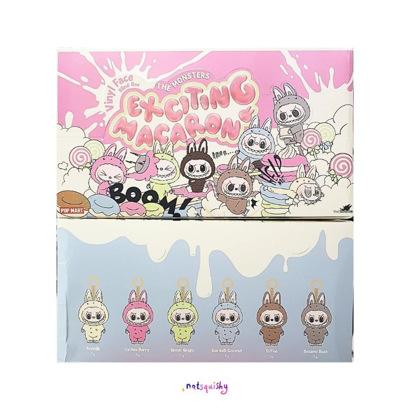 Jual ORIGINAL POP MART LABUBU THE MONSTER EXCITING MACAROON V1 | Shopee ...