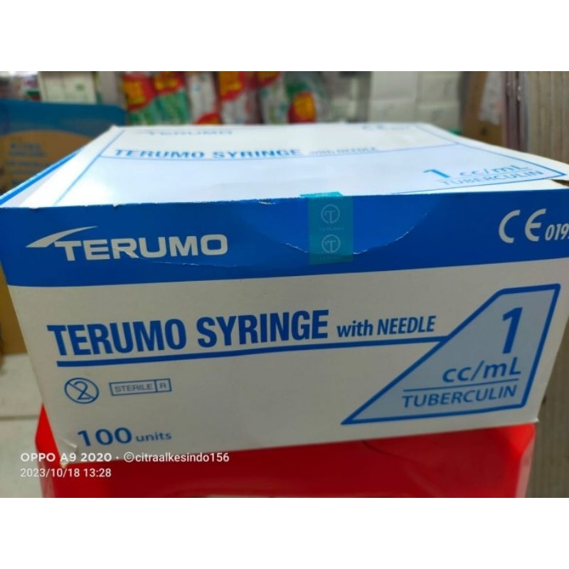 Jual TERUMO 1 CC TERUMO 1 ml SYRINGE SPUIT | Shopee Indonesia