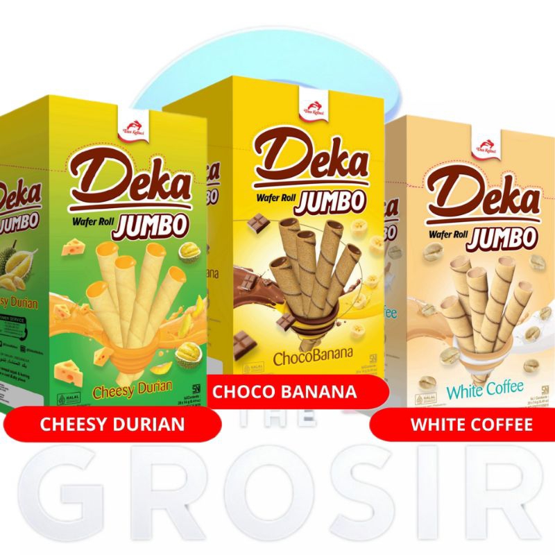 Jual Deka Wafer Roll Jumbo Box (20 x 14gr) | Shopee Indonesia