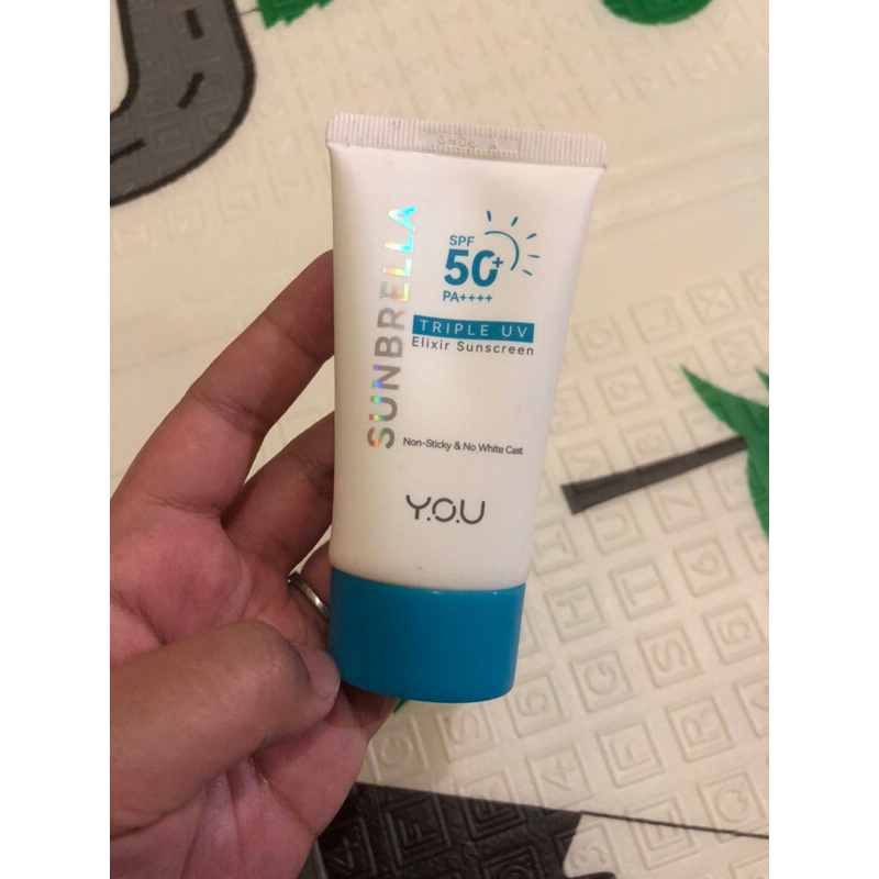 Jual YOU Sunscreen Triple UV Elixir SPF 50PA++++ NEW | Shopee Indonesia
