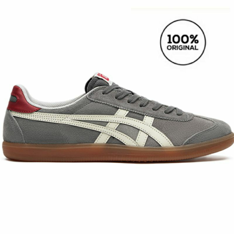 Jual Onitsuka Tiger TOKUTEN Grey Suede White Gum | Shopee Indonesia