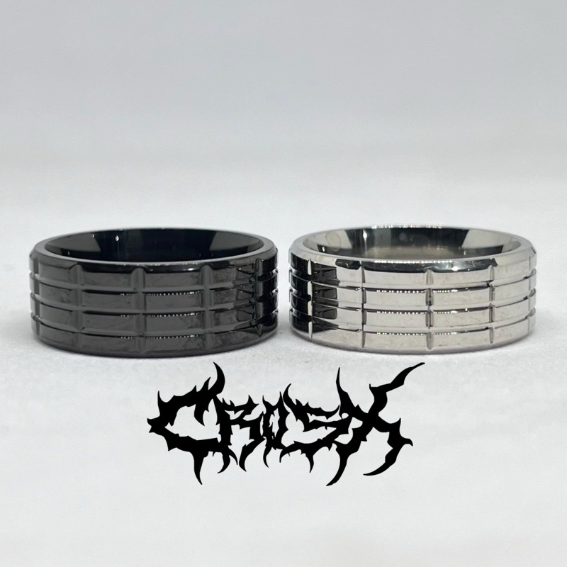 Jual FORES RING / CINCIN UKIR GARIS / CINCIN POLA CINCIN HITAM SILVER ...