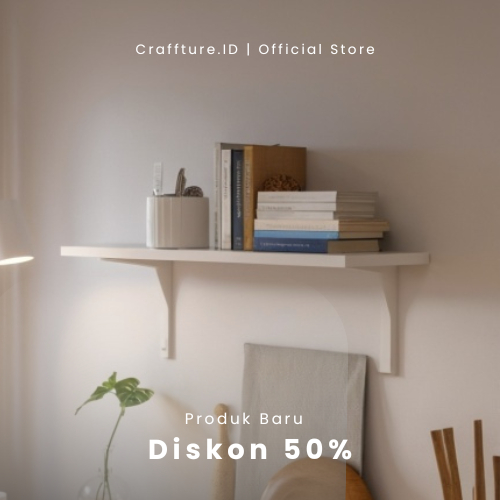 Jual CRAFTTURE | Rak ambalan dinding Minimalis Hiasan dinding Papan ...