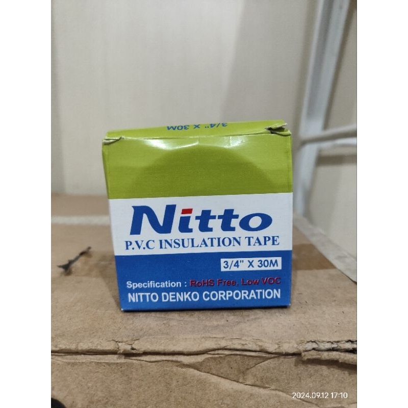 Jual Isolasi listrik hitam NItto | Shopee Indonesia