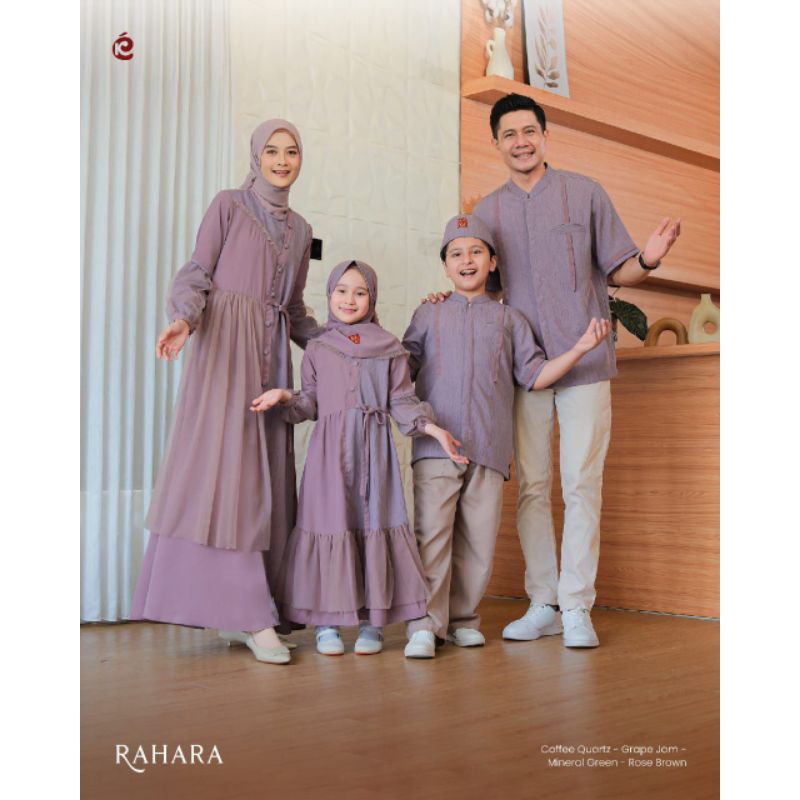 Jual TERBARU!! SARIMBIT KELUARGA LEBARAN 2025 RAHARA GRAPE JAM By KEKE ...