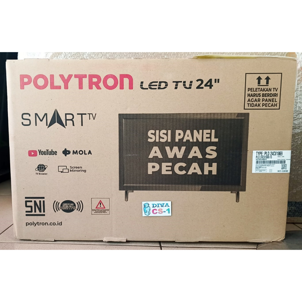 Jual Polytron 24in Smart Digital TV Garansi 5 Tahun Bisa Mirrorcast ...