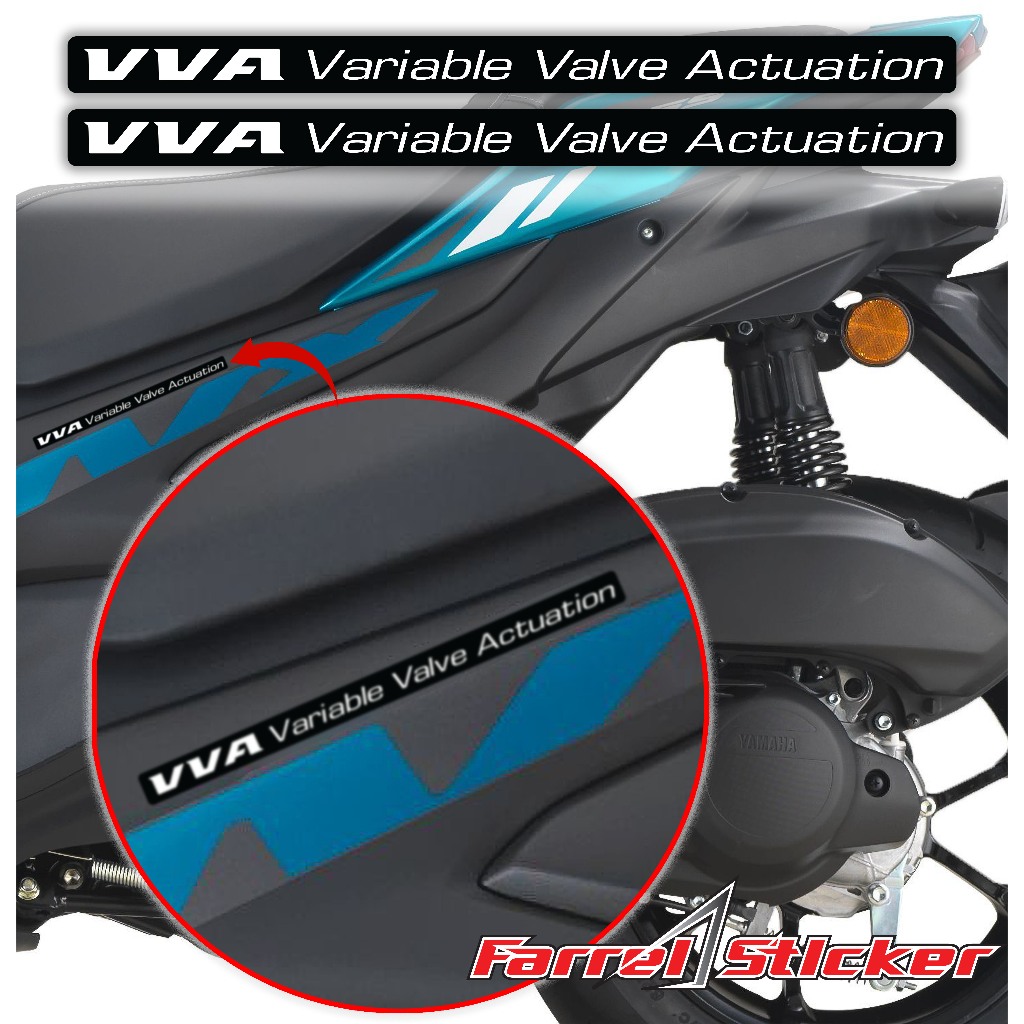 Jual Sticker VVA Stiker Variable Valve Actuation YAMAHA AEROX NMAX ...