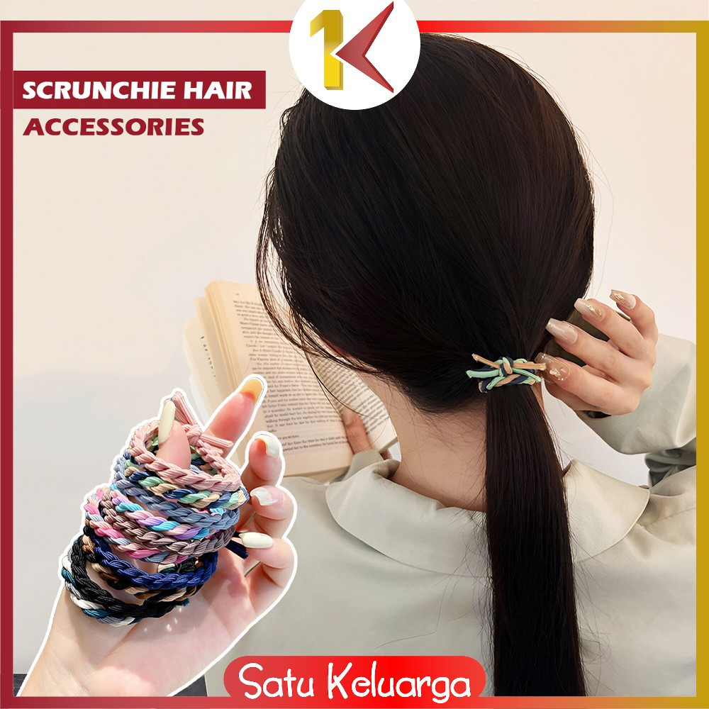 Jual SK-C936 Ikat Rambut Kepang Model Gelang Wanita Korean Fashion ...