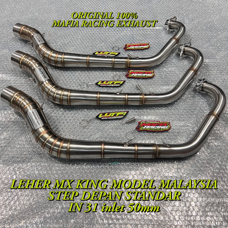 Jual Leher MOdel MALAYSIA ORIGINAL MAFIA RACING EXHAUST (STEP STANDAR ...