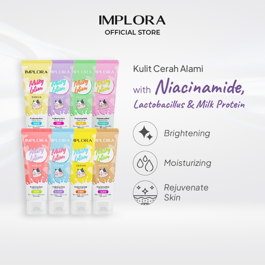 Jual Implora Milky Lotion Body Serum - Rejuvenate | Shopee Indonesia