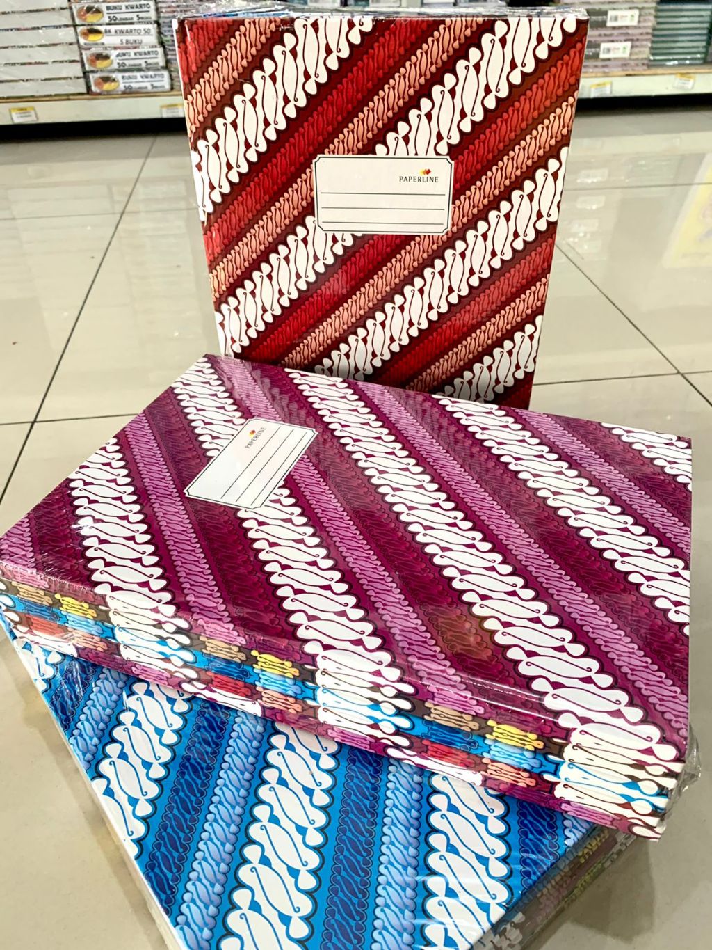 Jual PAPERLINE BUKU BATIK FOLIO 100 lembar HARDCOVER MOTIF TERBARU ...