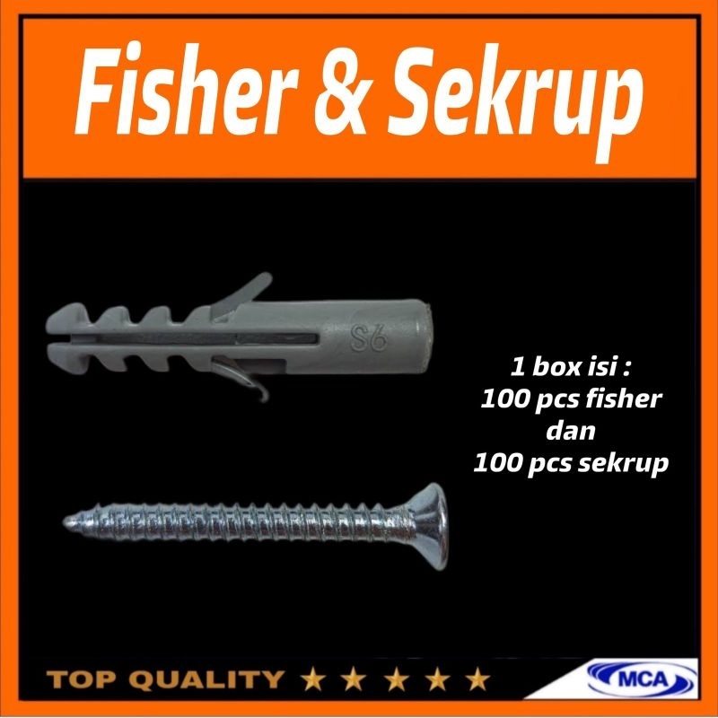 Jual FISHER S6 + Sekrup / Viser / Ficher | Shopee Indonesia